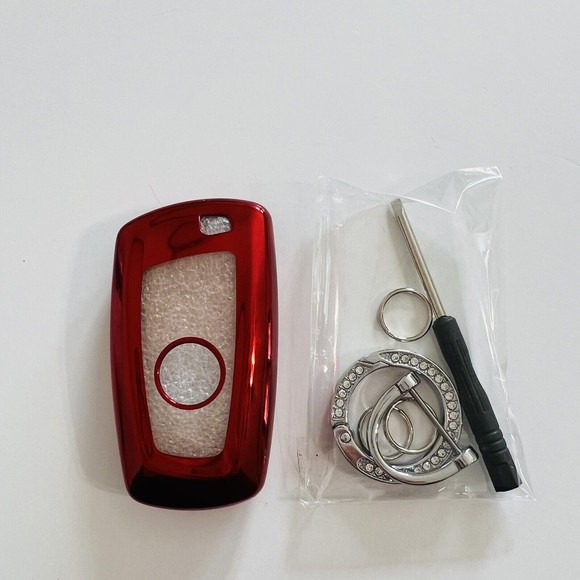 Unbranded | Other | Bmw Key Fob Cover Case Holder Red Series 3 4 5 6 7 ...